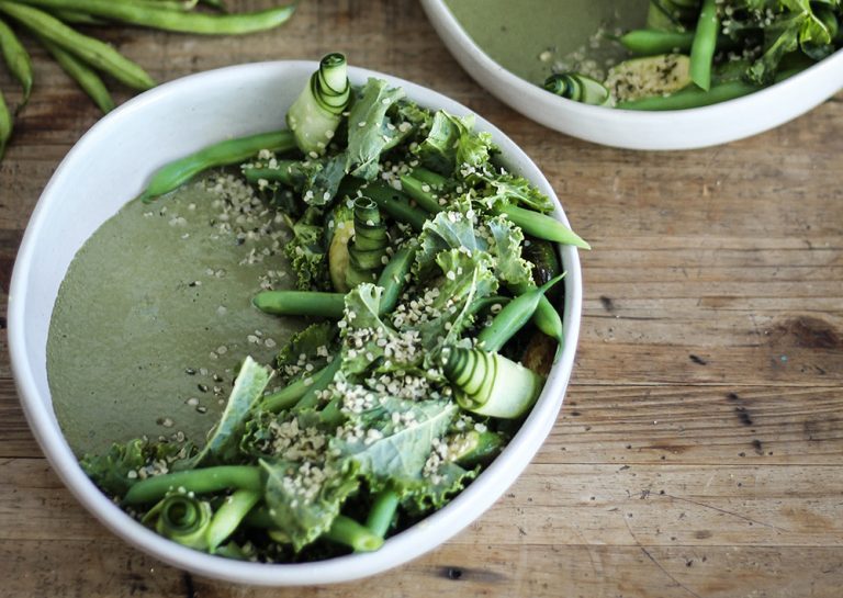 Hormone-Balancing Green Salad with a Herbaceous Zesty Dressing