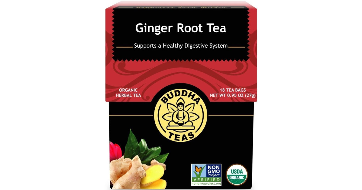 Buy Buddha Teas Ginger Root Tea Online | Faithful to Nature