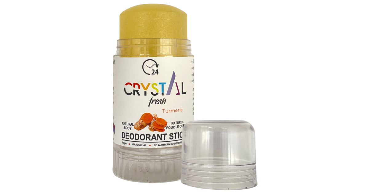 Buy Crystal Fresh Deodorant Stick - Tumeric Online | Faithful to Nature