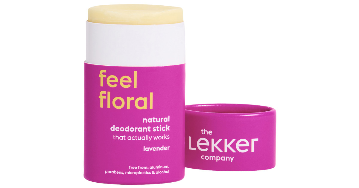 Buy Lekker Deo Stick - Lavender Online | Faithful to Nature