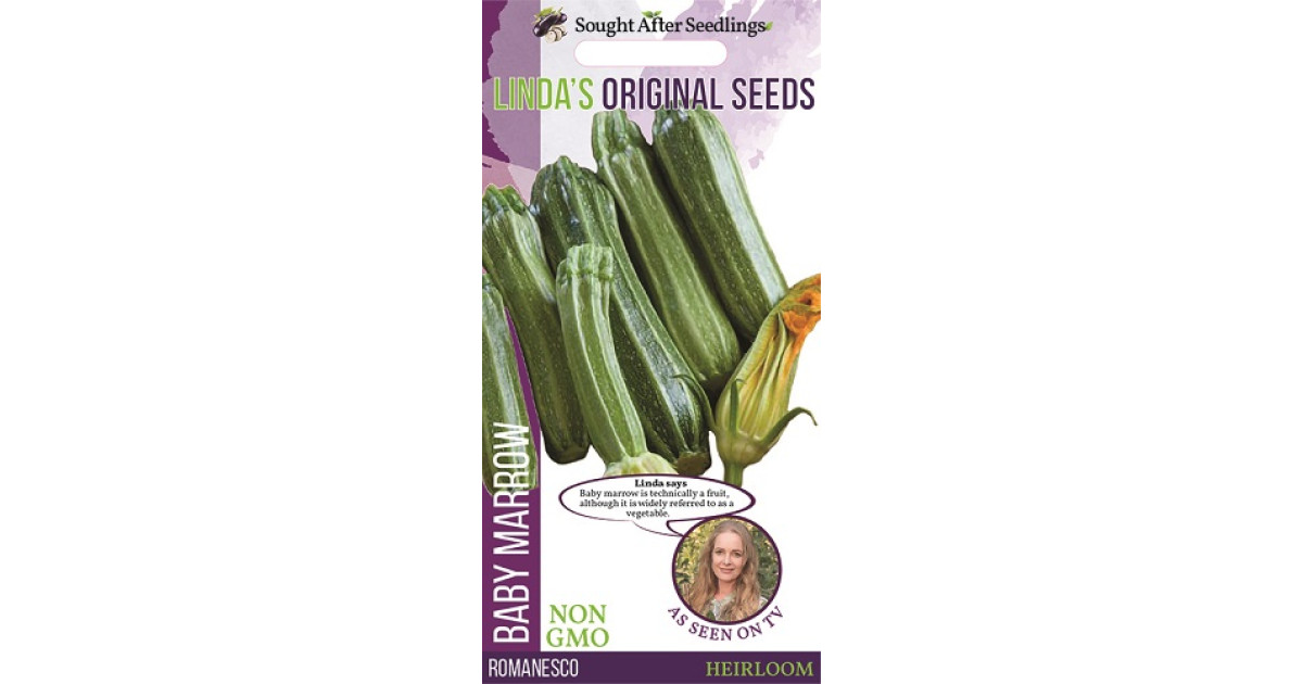 Buy Linda's Original Seeds Baby Marrow Romanesco Online | Faithful to ...