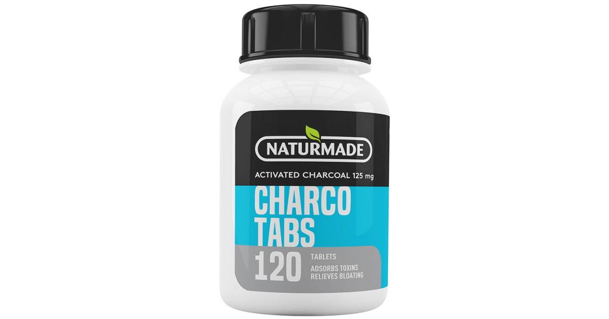Buy Naturmade Activated Charcoal Tabs 125mg, 120's Online | Faithful to ...