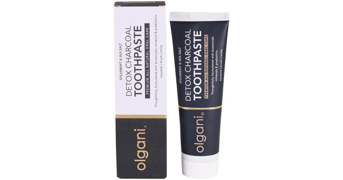 Buy Olgani Detox Charcoal Toothpaste Online | Faithful to Nature