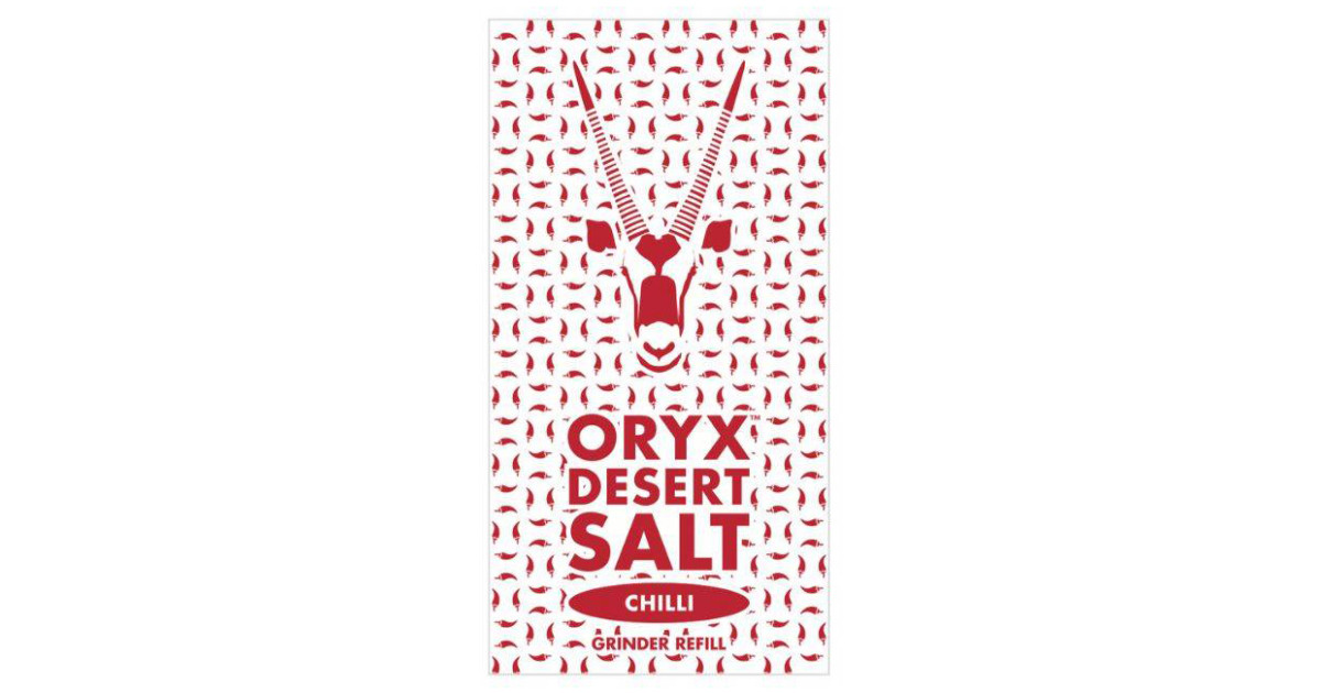 Buy Oryx Chilli Salt Grinder Refill Online | Faithful to Nature
