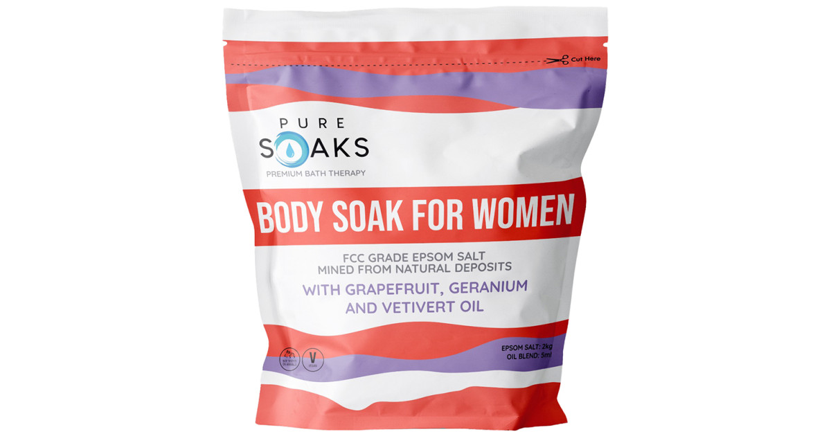 Buy Pure Soaks Bath Therapy Salts - Womens Bath Soak Online | Faithful ...