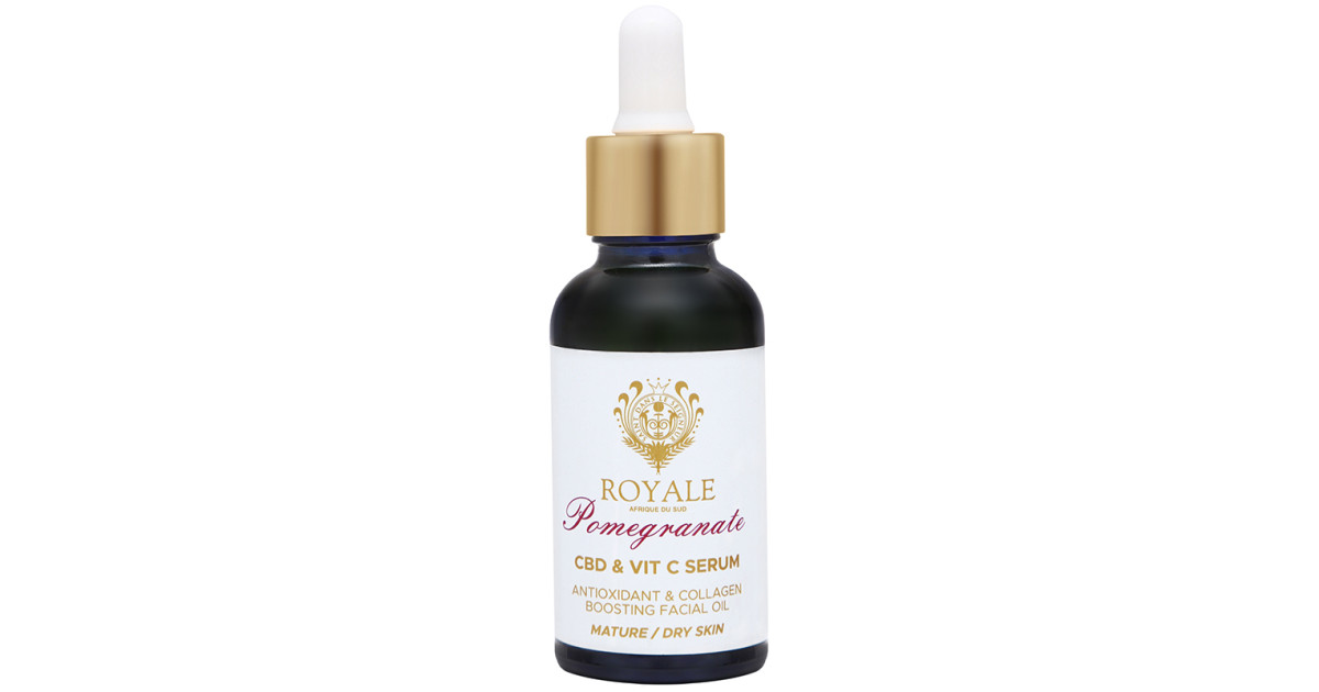 Buy Royale Pomegranate, CBD & Vit C Face Serum Online | Faithful to Nature