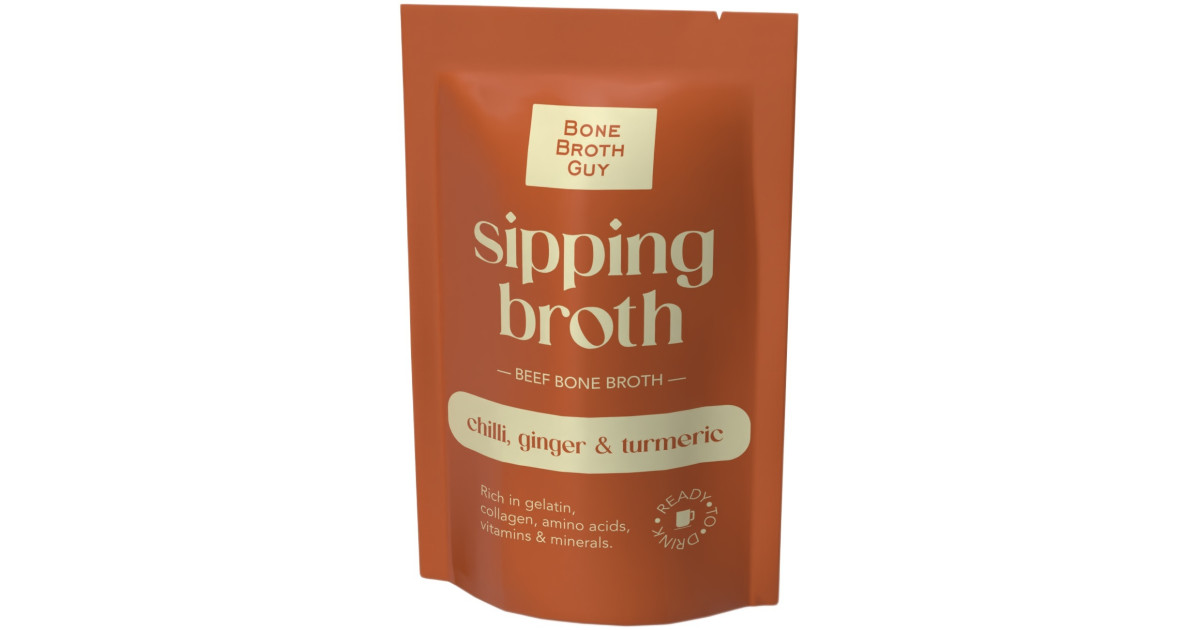Buy Bone Broth Guy Sipping Broth Beef Bone Broth - Chilli, Ginger ...