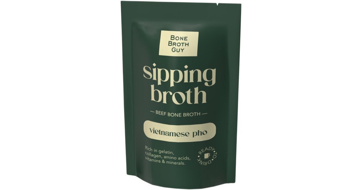 Buy Bone Broth Guy Sipping Broth Beef Bone Broth - Vietnamese Pho ...