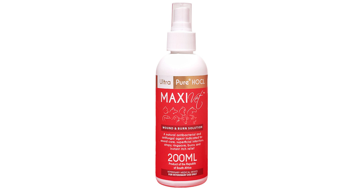 Buy Ultrapure® HOCL MaxiVet Wound & Burn Solution Online | Faithful to ...