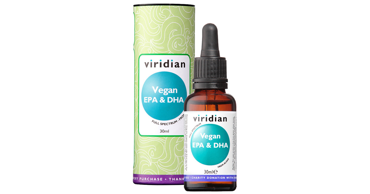 Buy Viridian Vegan EPA & DHA Oil from Algae Online | Faithful to Nature