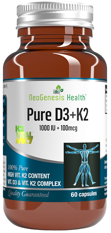 Buy Neogenesis PURE Pure D3 + K2 (1000IU + 100mcg) Online | Faithful to ...