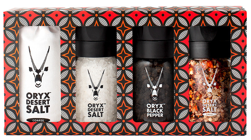 Buy Oryx Gift Pack - Salt, Pepper, Chilli Grinders & Coarse Refill ...