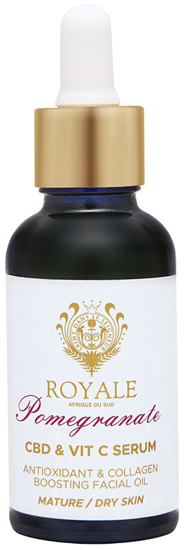 Buy Royale Pomegranate, CBD & Vit C Face Serum Online | Faithful to Nature
