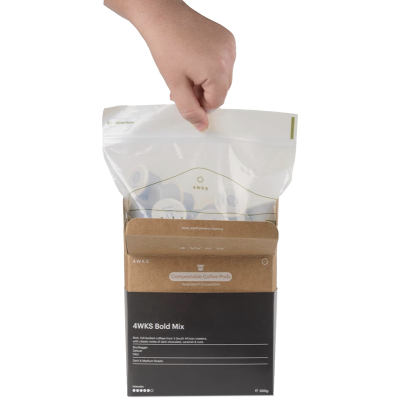 Buy 4WKS Bold Mix Compostable Coffee Pods Online | Faithful to Nature