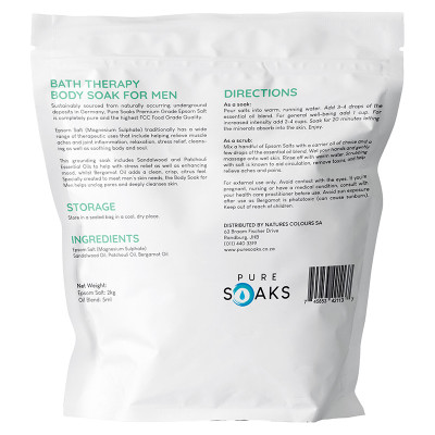 Buy Pure Soaks Bath Therapy Salts - Mens Bath Soak Online | Faithful to ...