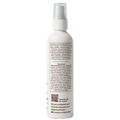 Buy Earth Basics Magnesium Spray Online | Faithful to Nature