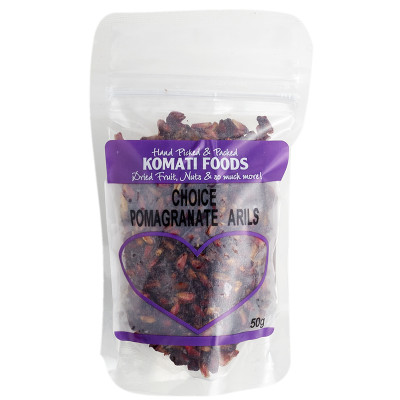 Buy Komati Dried Pomegranate Arils - Sulphur Free Online | Faithful to ...