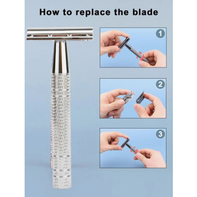Buy The Great Living Co Premium Double Edge Safety Razor Plus Blades ...