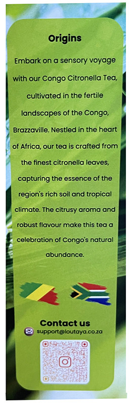 Buy Loutaya - Congo Citronella Tea Online | Faithful to Nature
