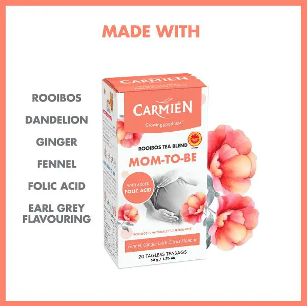 Buy Carmien Mom-to-Be Tea - with Folic Acid Online | Faithful to Nature