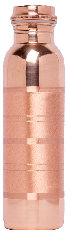 Buy Just Copper Smooth Copper Water Bottle Online | Faithful to Nature