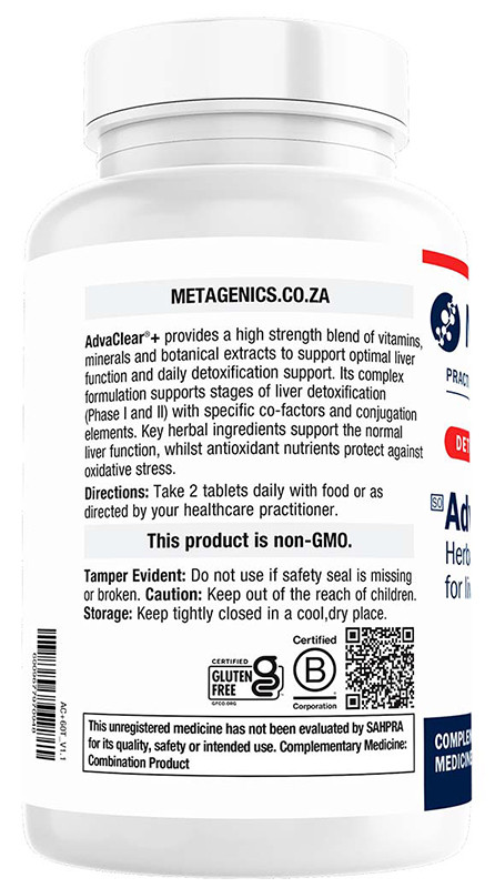 Buy Metagenics AdvaClear - Daily Detoxification Support Online ...