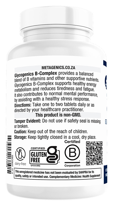 Buy Metagenics GlycoGenics B Complex - Homocysteine & Energy Metabolism ...