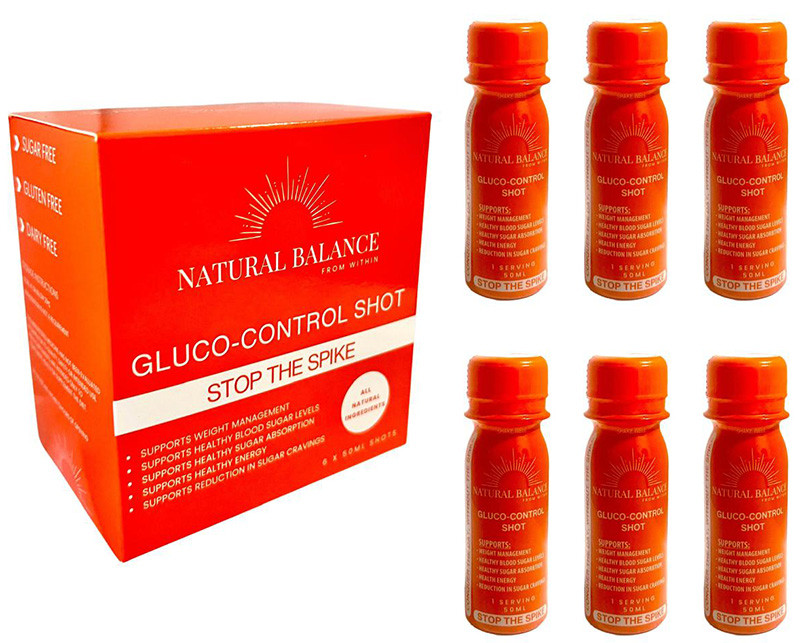 Buy Natural Balance Gluco Control Shot 6 Pack Online | Faithful to Nature