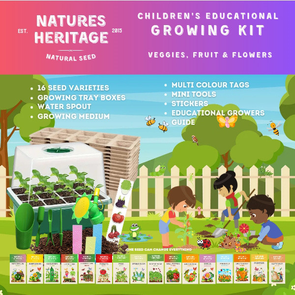 Buy Natures Heritage Kids’ Educational Gardening Kit (Ages 3–12) Online ...