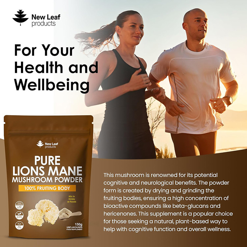 Buy New Leaf Lions Mane Powder Online | Faithful to Nature