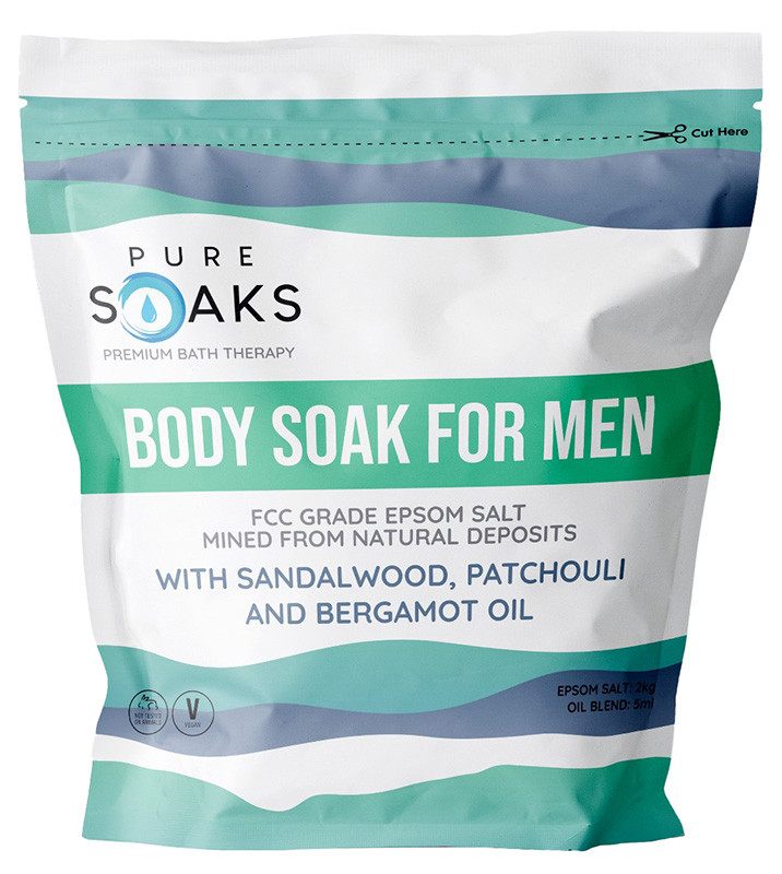 Buy Pure Soaks Bath Therapy Salts - Mens Bath Soak Online | Faithful to ...
