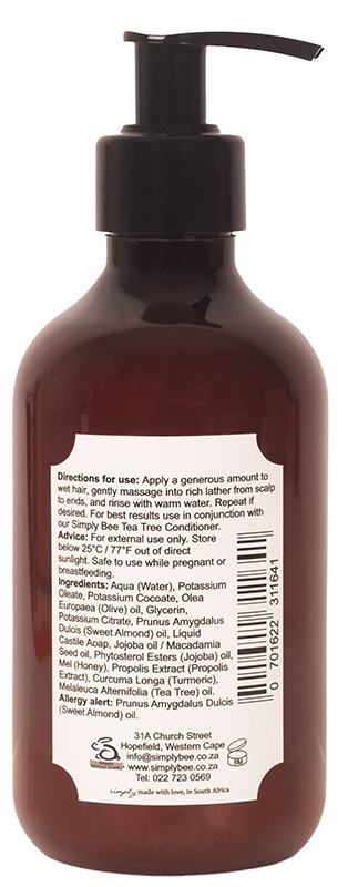 Buy Simply Bee Tea Tree Shampoo Online | Faithful to Nature
