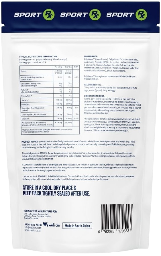 Buy Sport RX Stamina RX - Orange Online | Faithful to Nature
