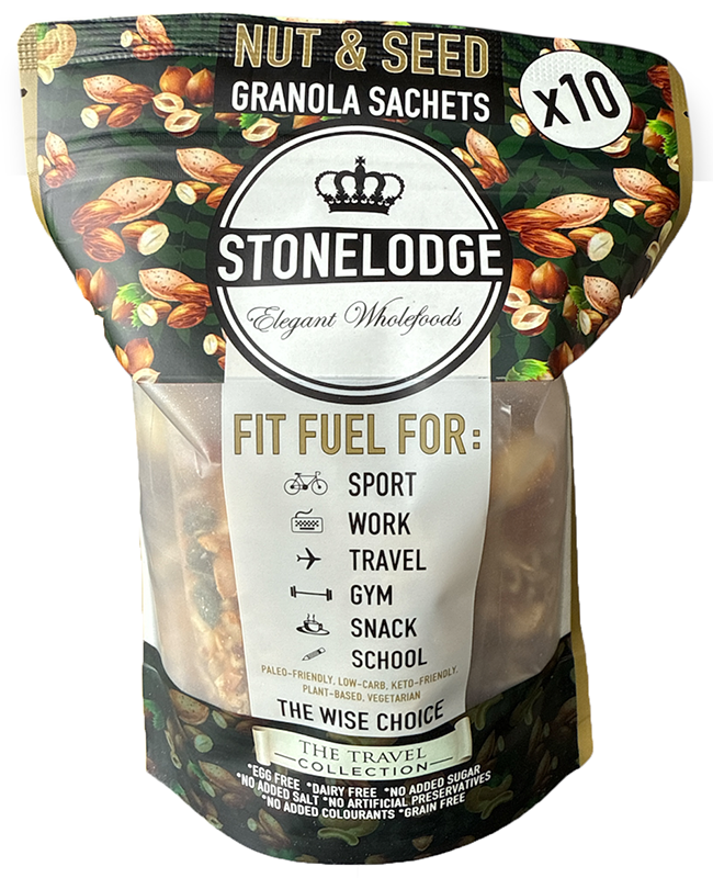 Buy Stonelodge Nut & Seed Granola Sachets (10s) Online | Faithful to Nature